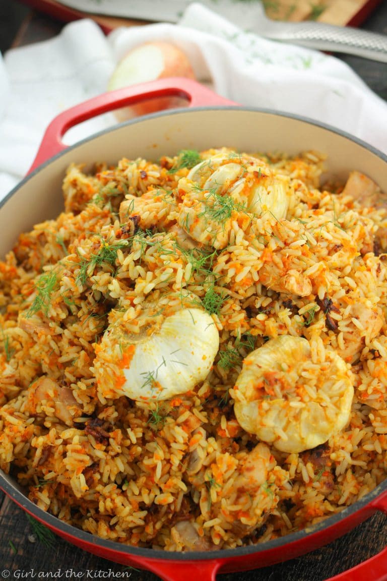 Plov...A One Pot Chicken and Rice Recipe - Girl and the Kitchen