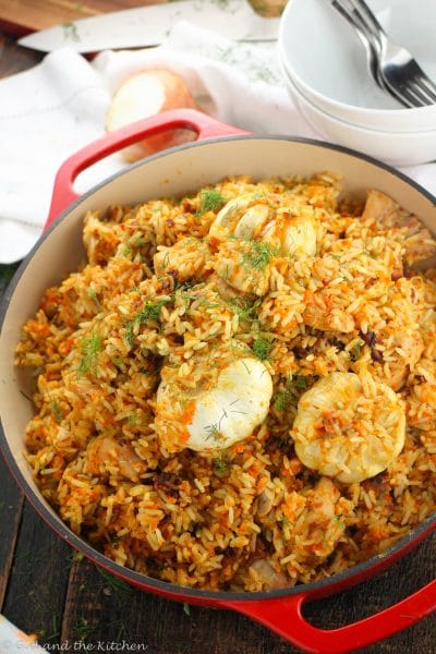 Plov...A One Pot Chicken and Rice Recipe - Girl and the Kitchen