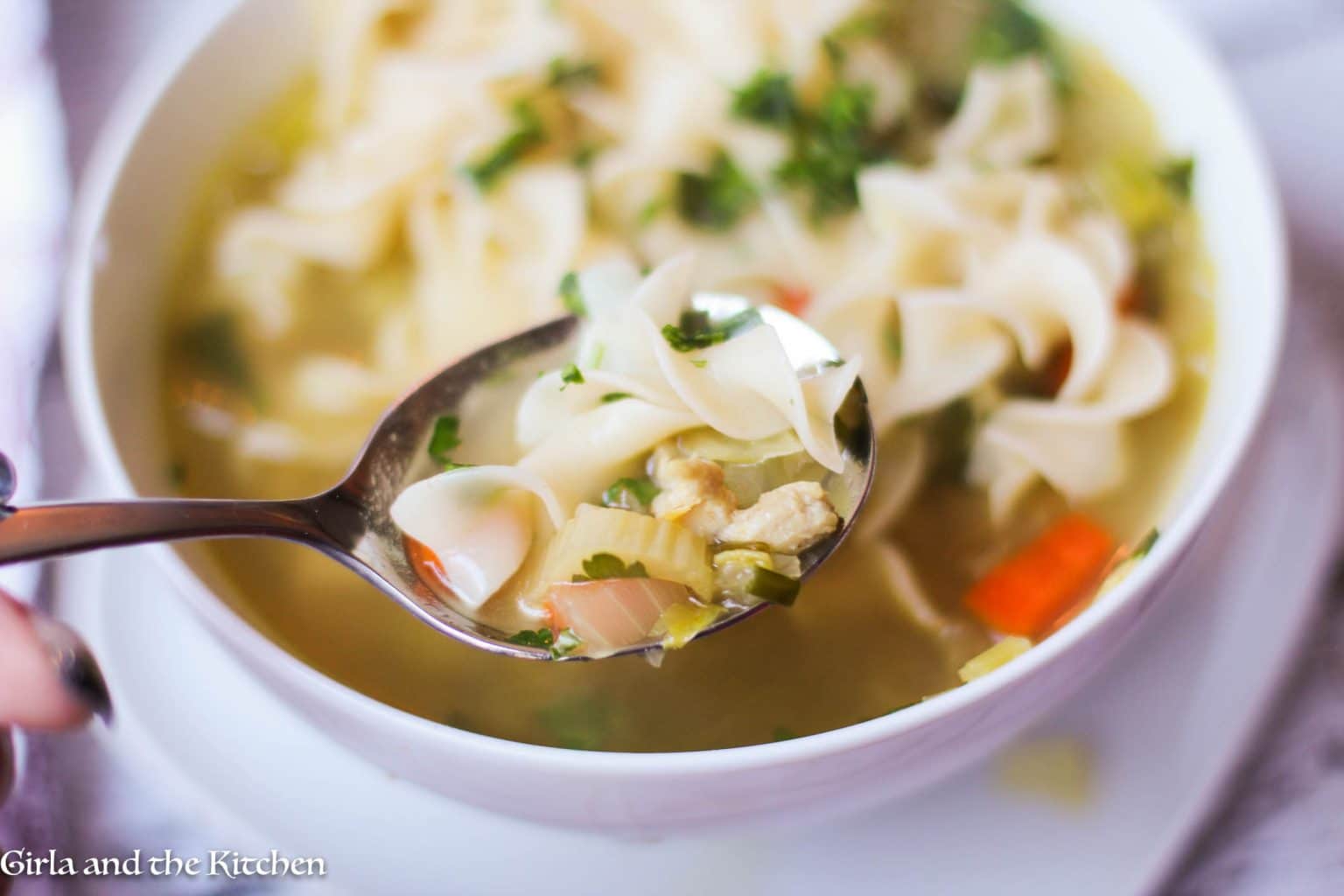 Tortellini en Brodo Soup Recipe - Girl and the Kitchen