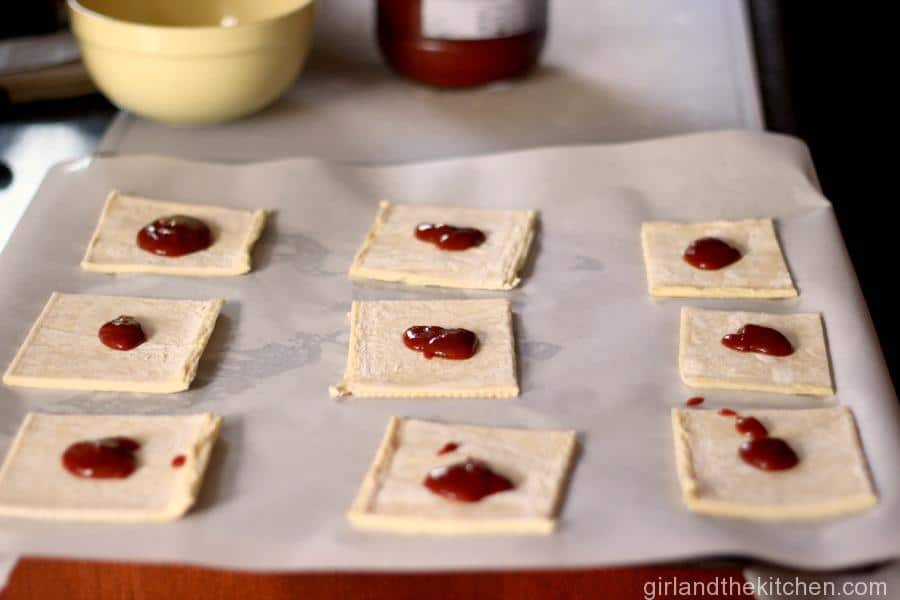 BBQ Chicken Pizza Turnovers - Girl and the Kitchen