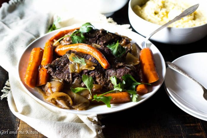 Classic Ukrainian Red Borscht with Beef Recipe | Girl and the Kitchen