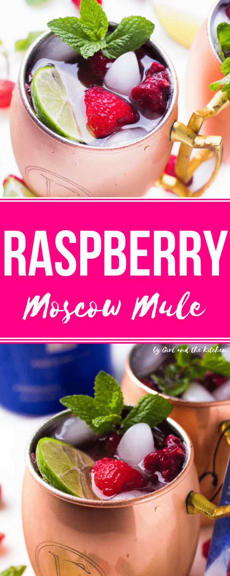 Raspberry Moscow Mule - Girl and the Kitchen