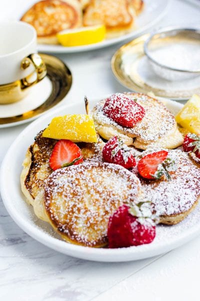 Ukrainian Easy Pancakes Oladushki Recipe - Girl and the Kitchen