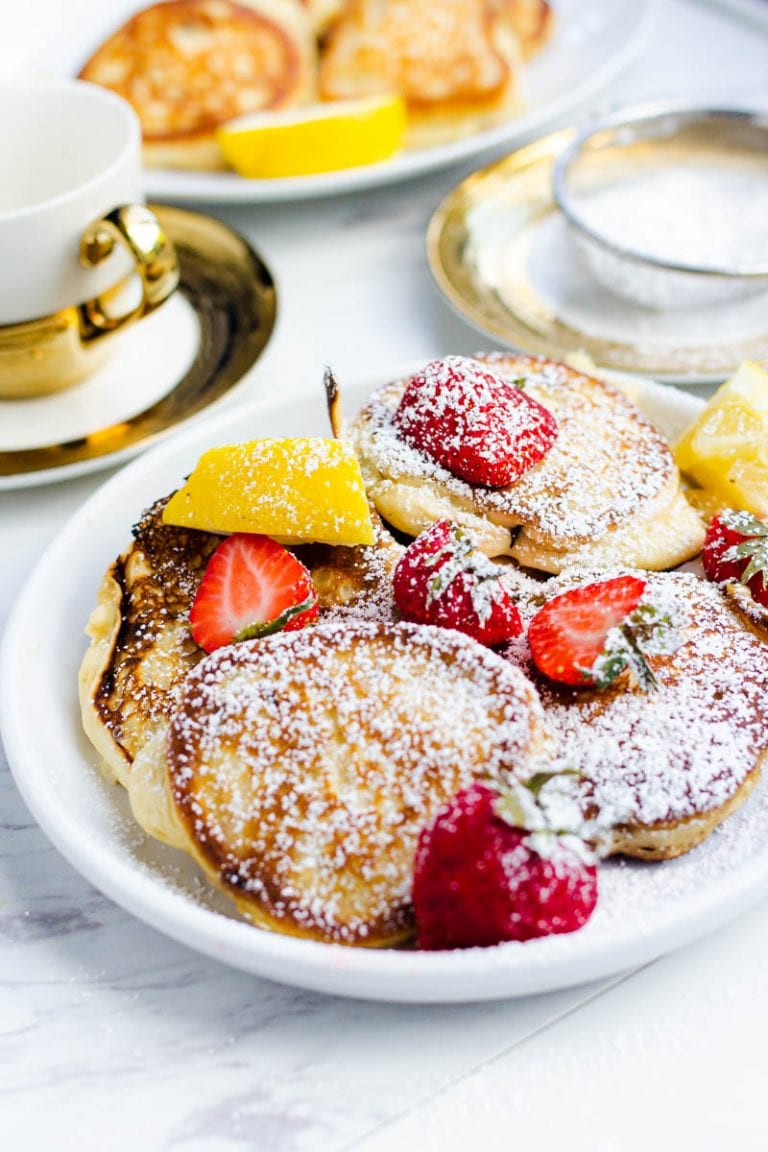 Ukrainian Easy Pancakes Oladushki Recipe - Girl and the Kitchen