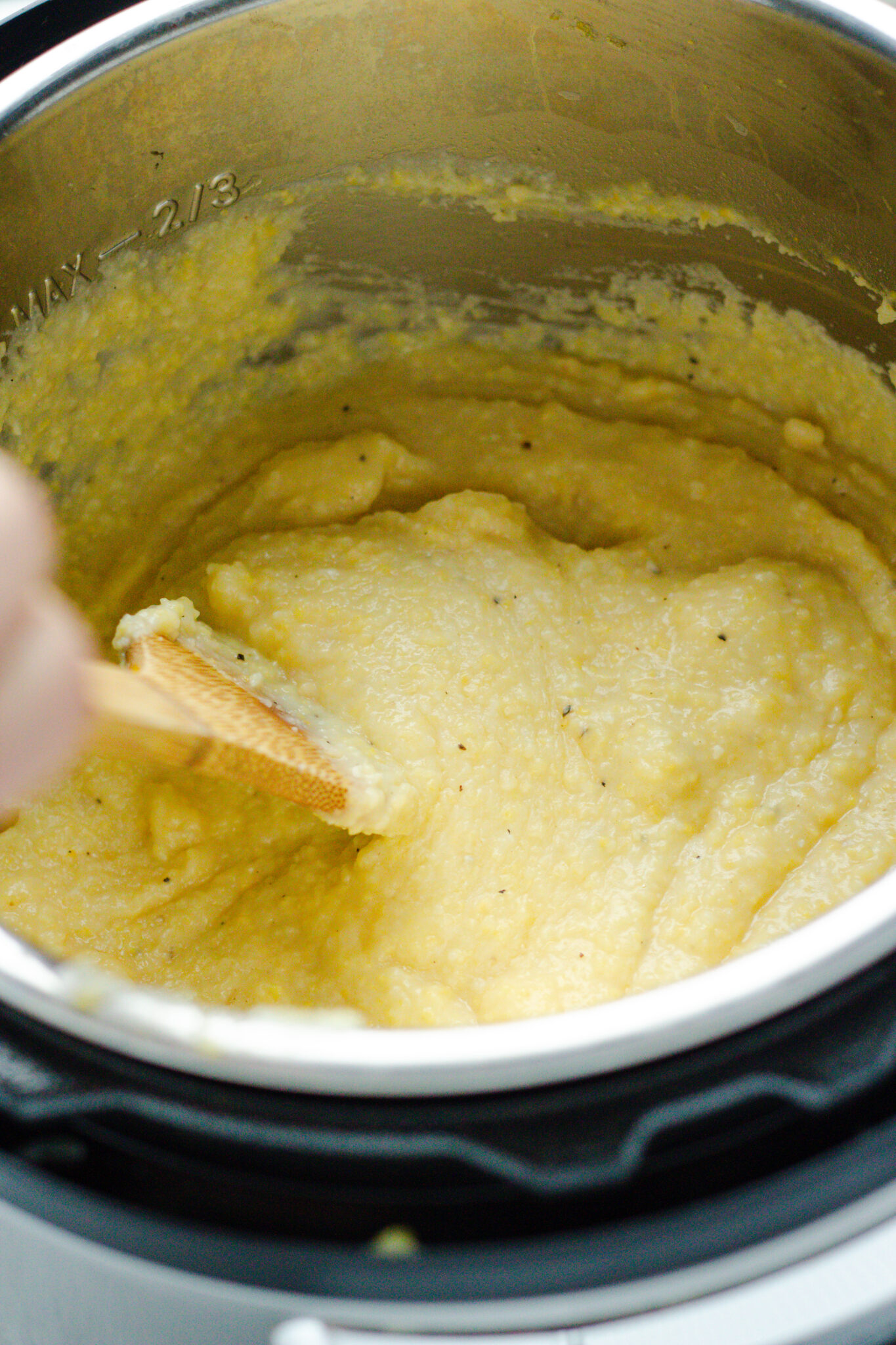Instant Pot Polenta - Girl and the Kitchen