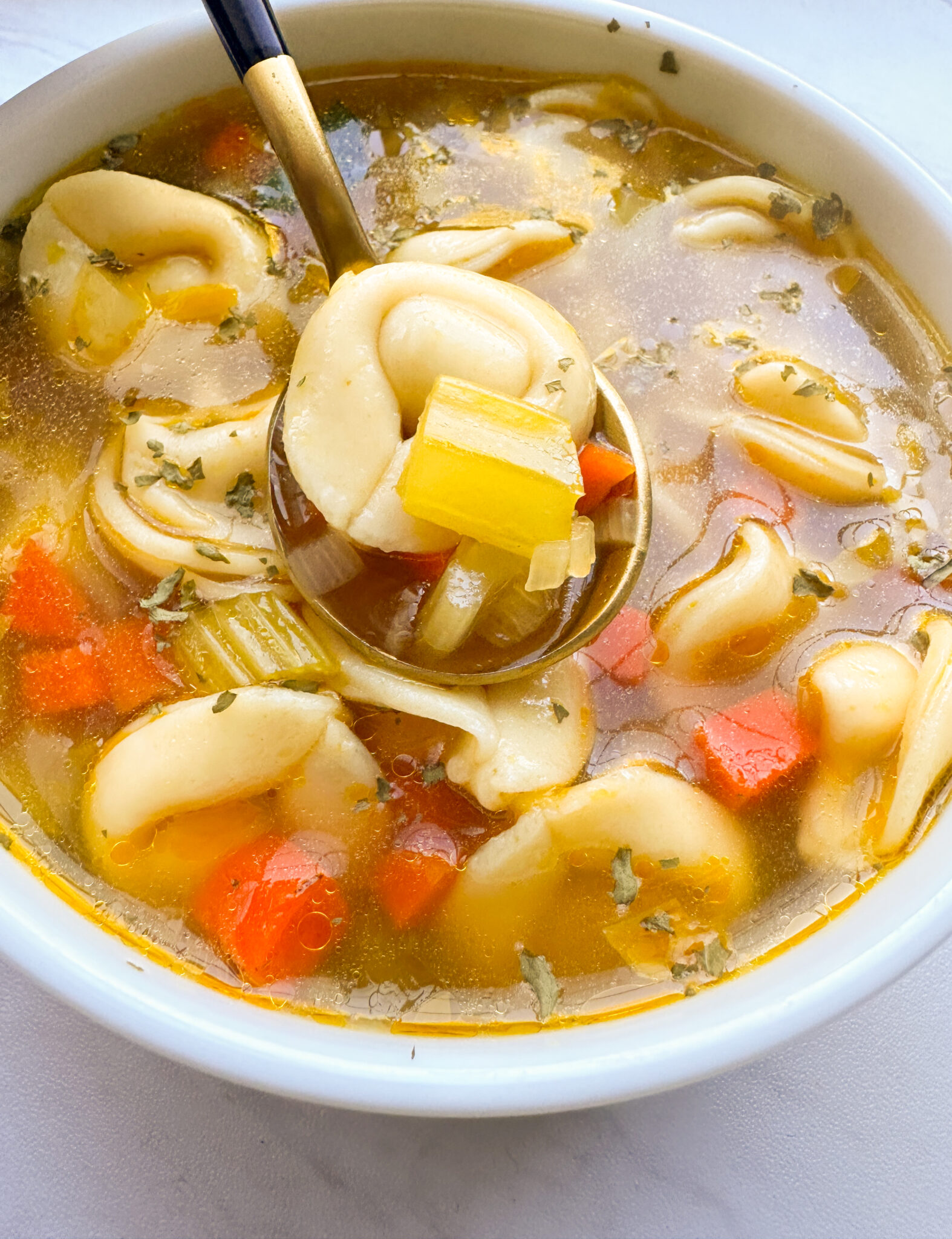 Tortellini en Brodo Soup Recipe - Girl and the Kitchen